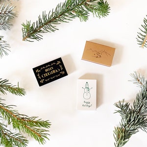 Snow Capped Mountains Matchbox. Ski, Snowboard, Snowshoe, Sled Lover ...