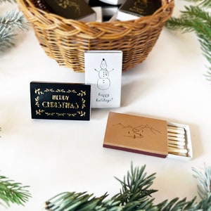 Snow Capped Mountains Matchbox. Ski, Snowboard, Snowshoe, Sled Lover ...