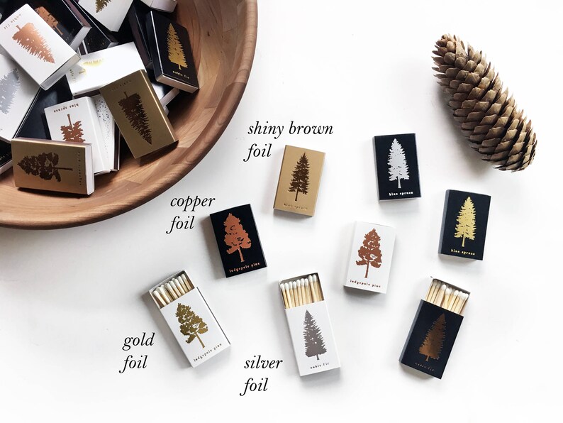 Evergreen Tree Species Matchbox Trio. Lodgepole Pine Noble - Etsy