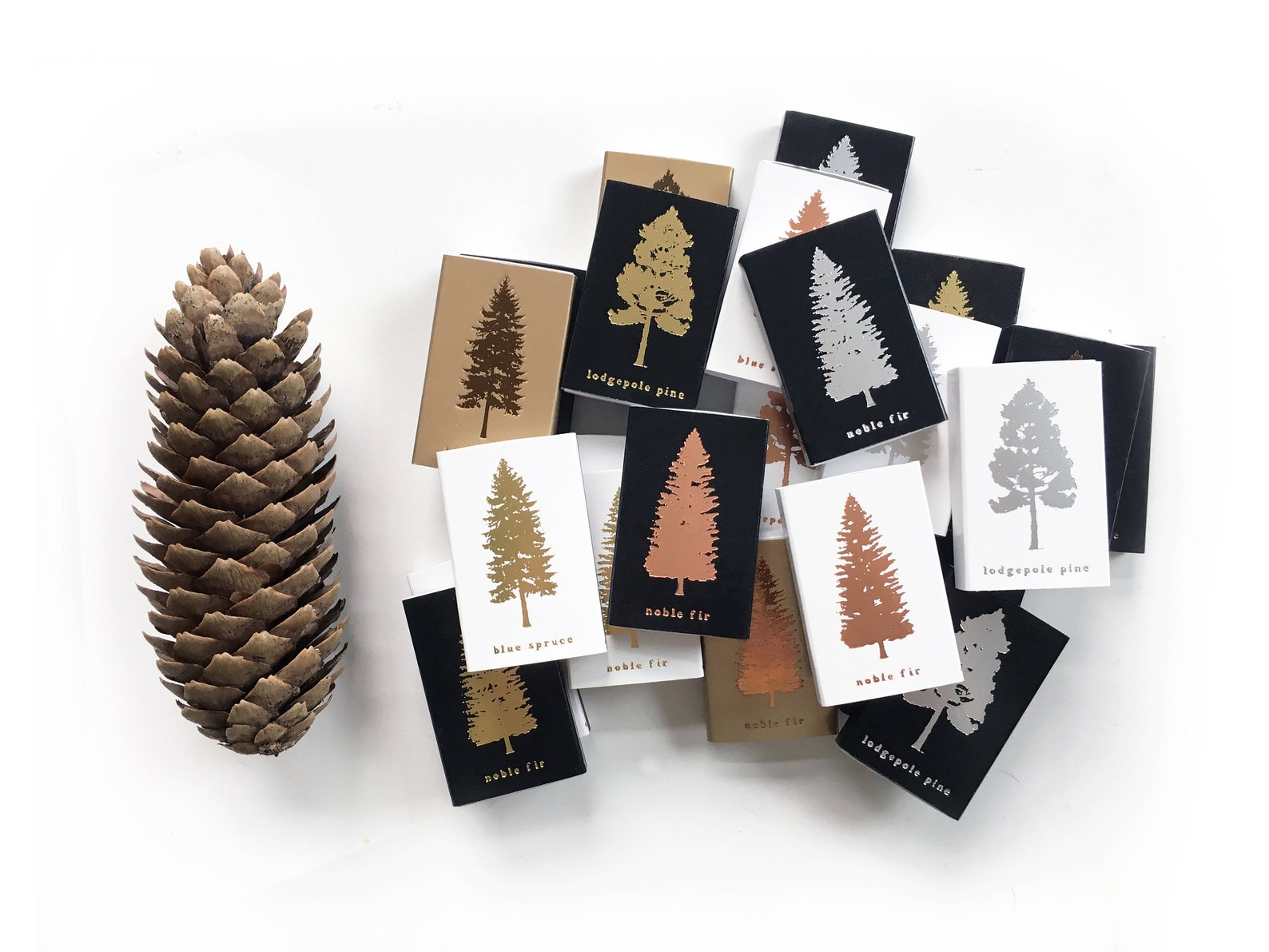 Blue Spruce Tree Matchbox. Camping Matches. Adventure Gift. | Etsy