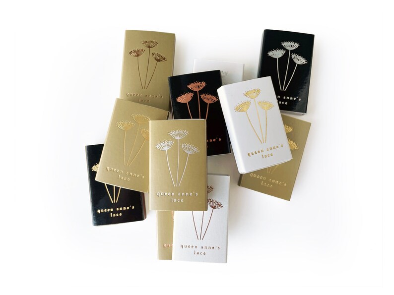 Queen Anne's Lace Botanical Matchbox. Pretty Matches. - Etsy