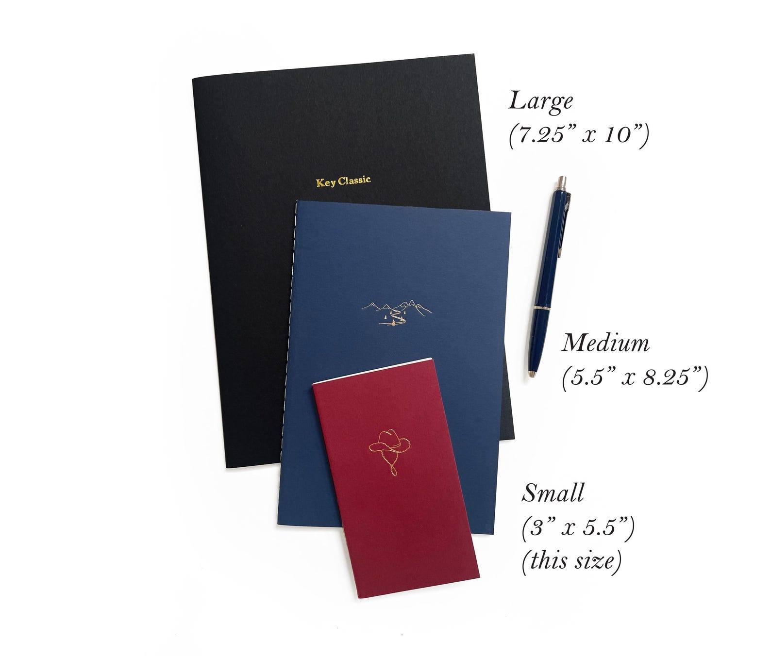 Customized Pocket Saddle Stitch Note Books. Personalized Mini Notebooks ...