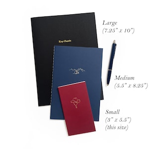 Customized Pocket Saddle Stitch Note Book. Personalized Mini Notebook ...