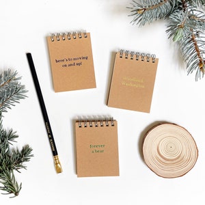 Personalized Tiny Spiral Notebook. Custom Text Pocket Notepad. Custom ...