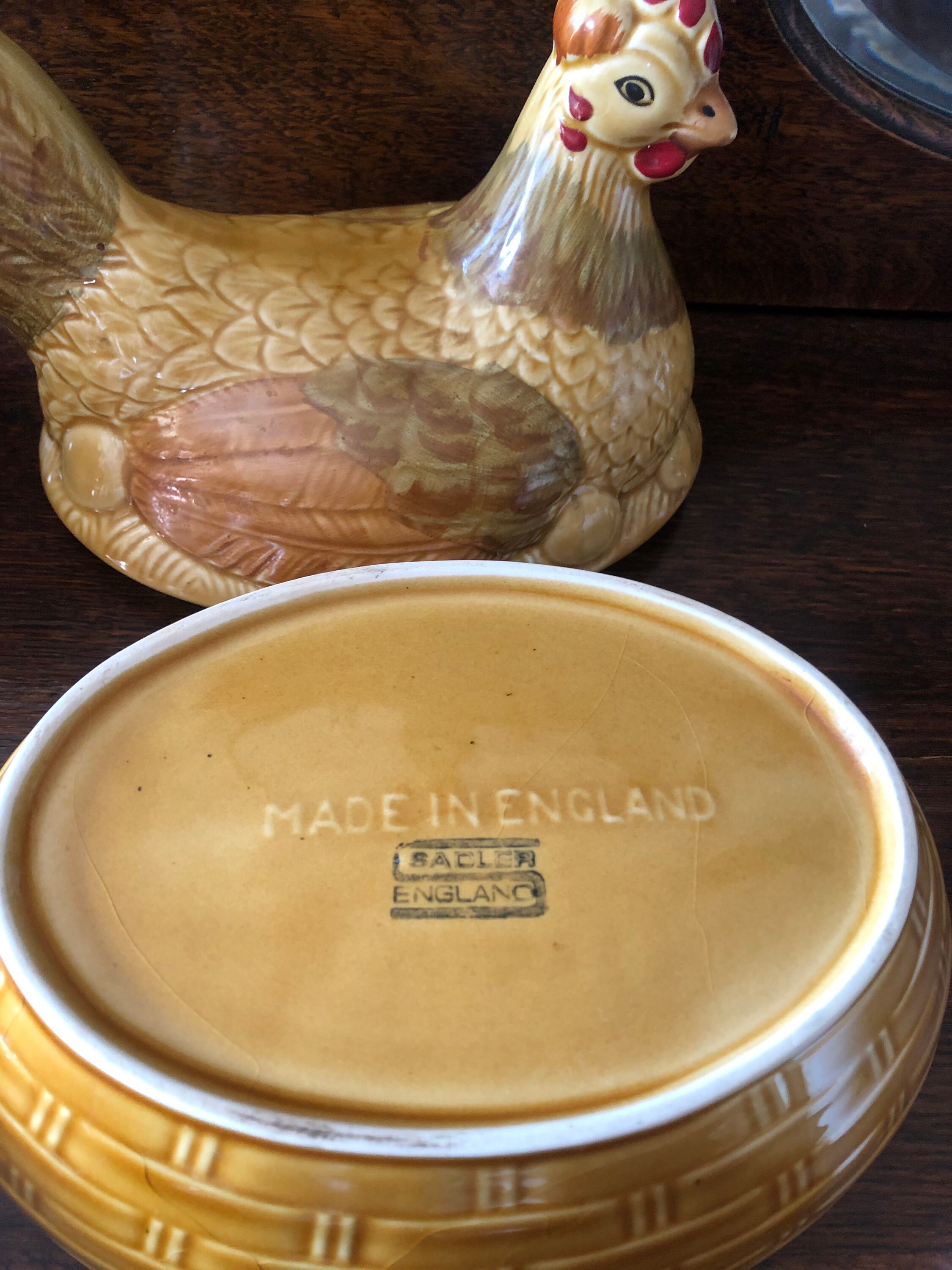 Flock of Vintage Preloved Ceramic Hen Egg Stores by English Potteries ...