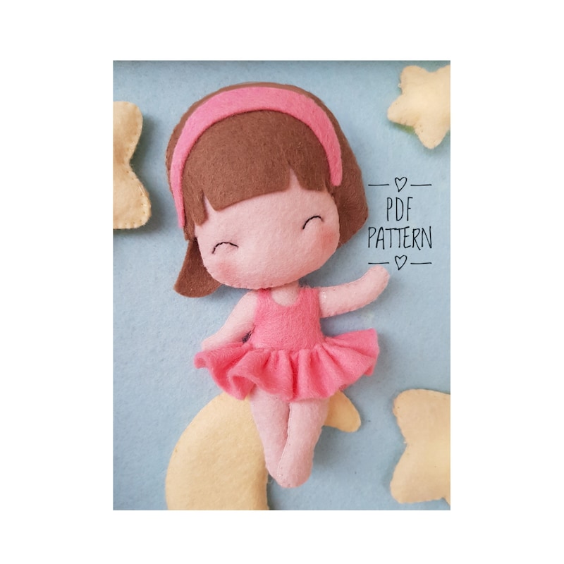 Felt Doll Pattern - Etsy