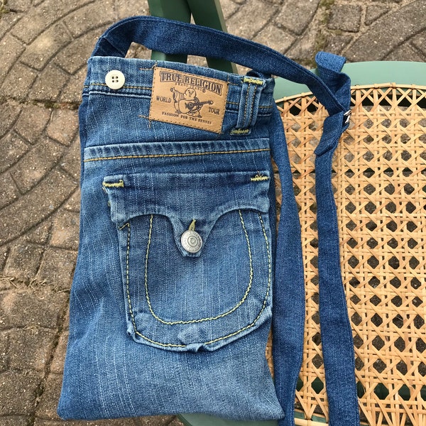 Denim Cross Body Bag - Etsy