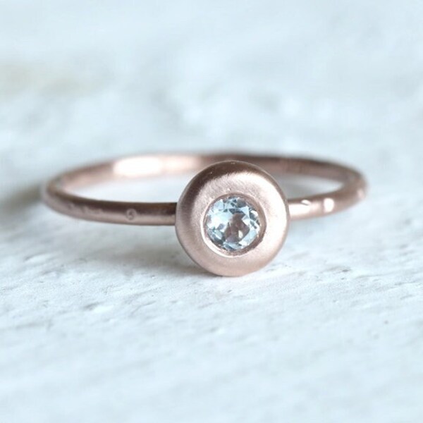Gold Pebble Ring - Etsy