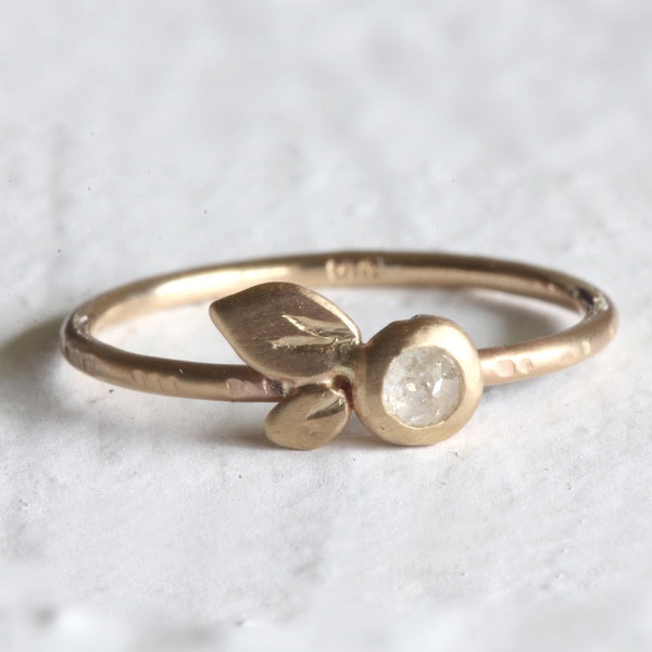 Organic Diamond Ring - Etsy