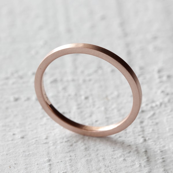 Rose Gold Band - Etsy