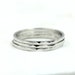 Hammered Platinum Stacking Rings - Etsy