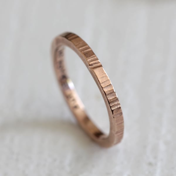 Tree Bark Ring - Etsy