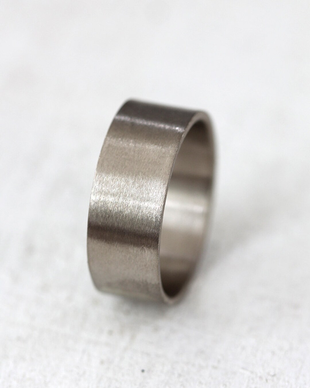 Men's Wide Band Wedding Ring 14k Gold - Etsy