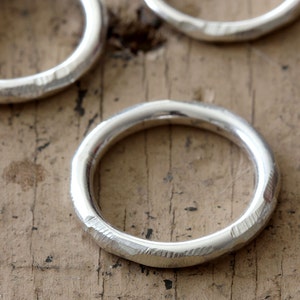 Distressed Ring Sterling Silver - Etsy
