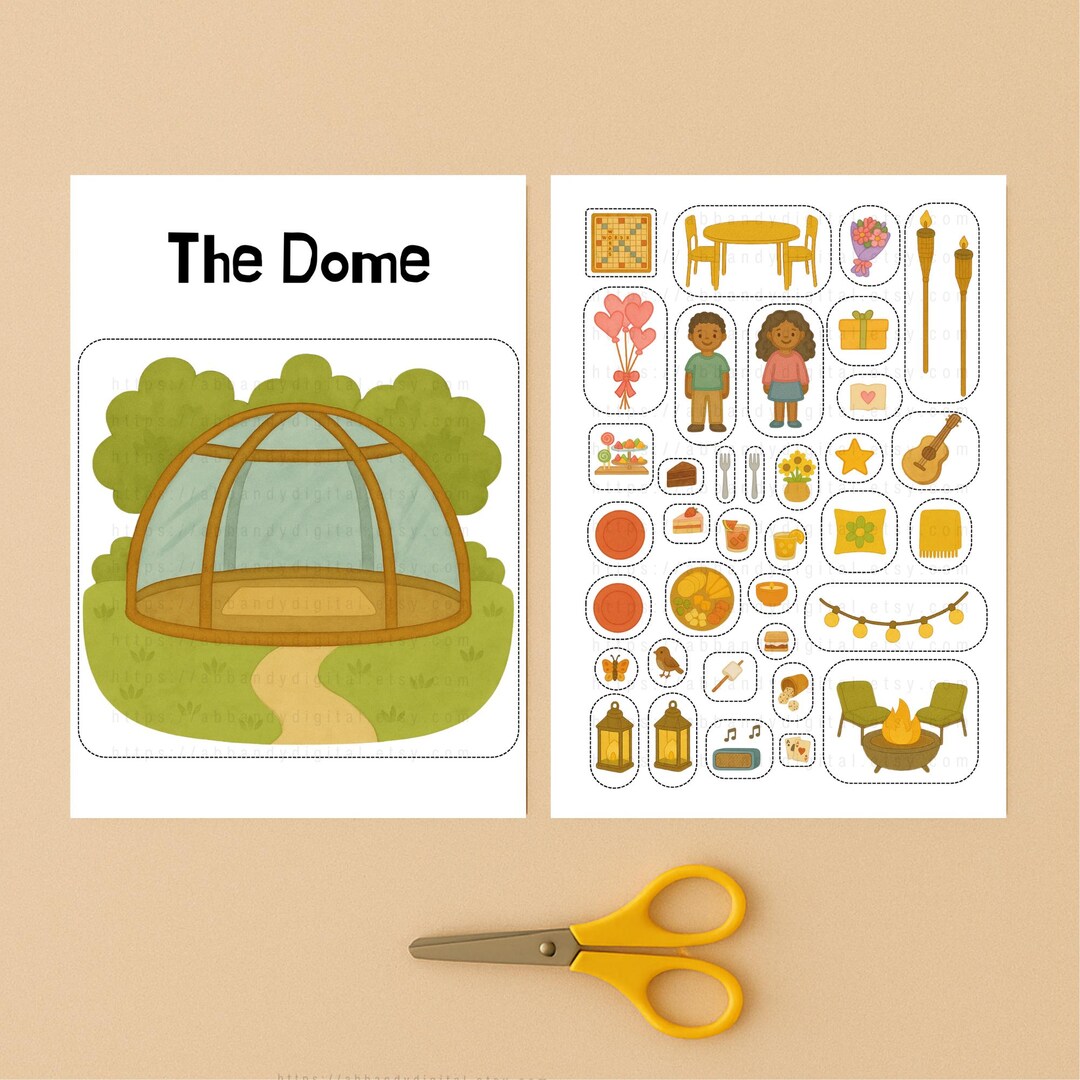 Kids DOME Printable Craft Activity: Homeschool Play Print (PDF Download ...