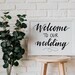 Wedding Welcome Sign PRINTABLE Calligraphy Welcome Sign - Etsy