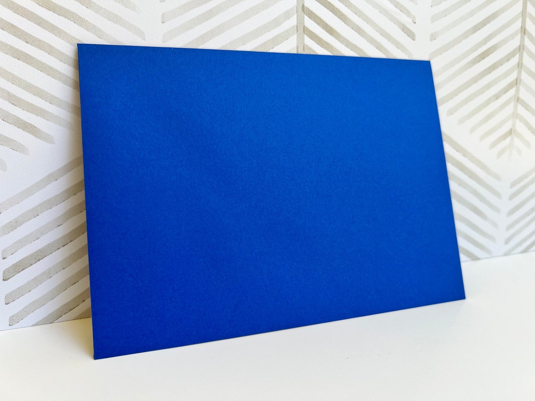 Royal Blue Envelopes, A1 Size for RSVP or Response Cards Euro Flap ...