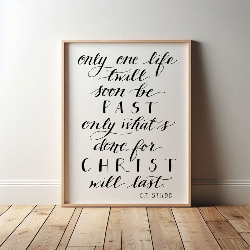 Only One Life - Etsy