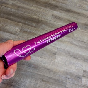 Engraved Baton - Track - Relay - Church - Graduation - Motivation - Etsy