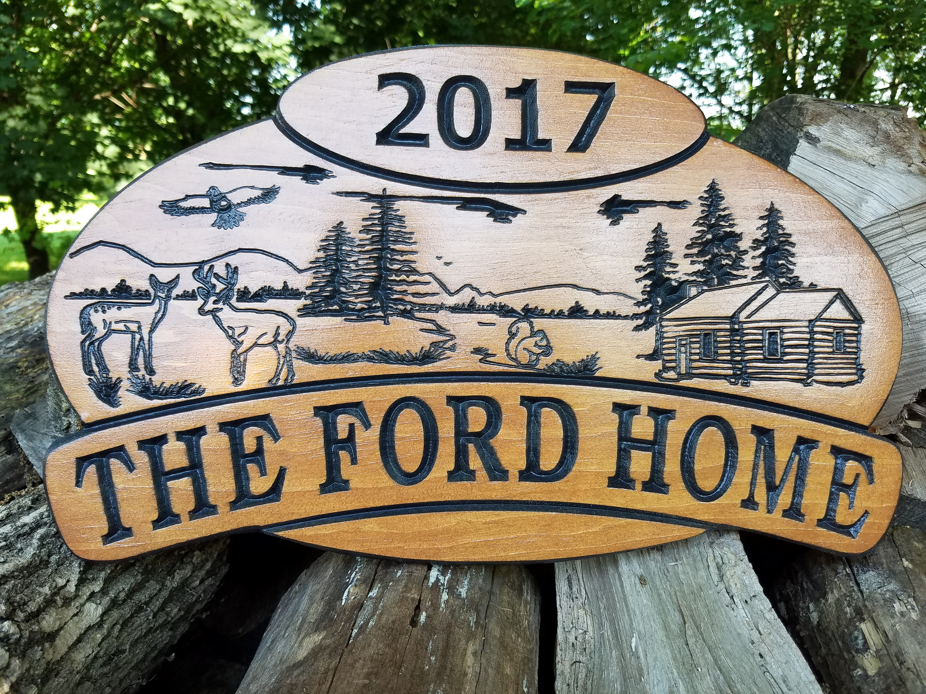 Custom Outdoor House Signs Wooden Signs | Etsy