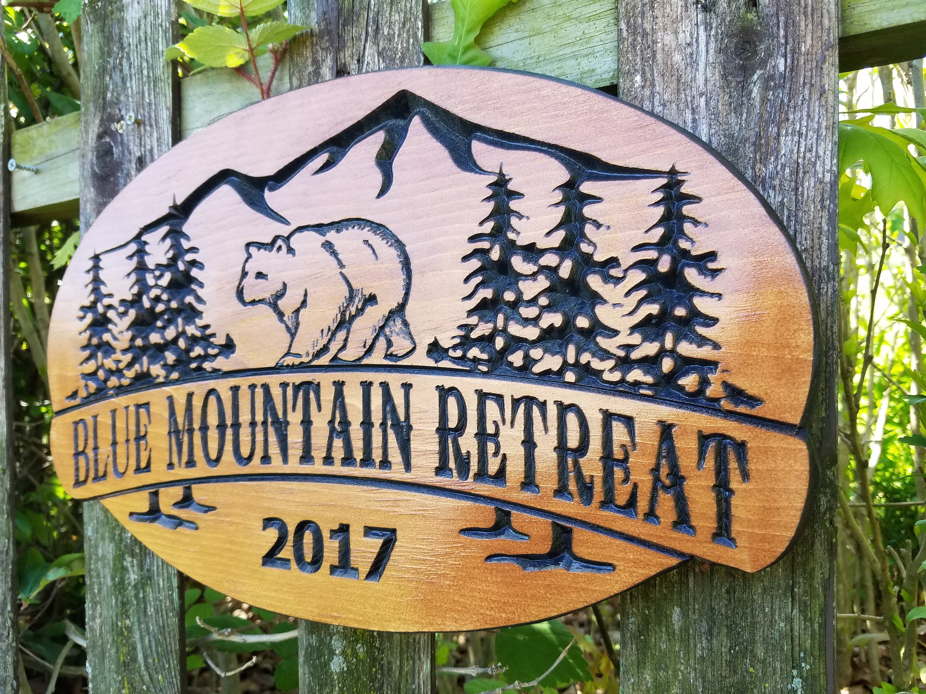 Cabin Retreat Sign Wooden Signs Personalized Camping Sign | Etsy
