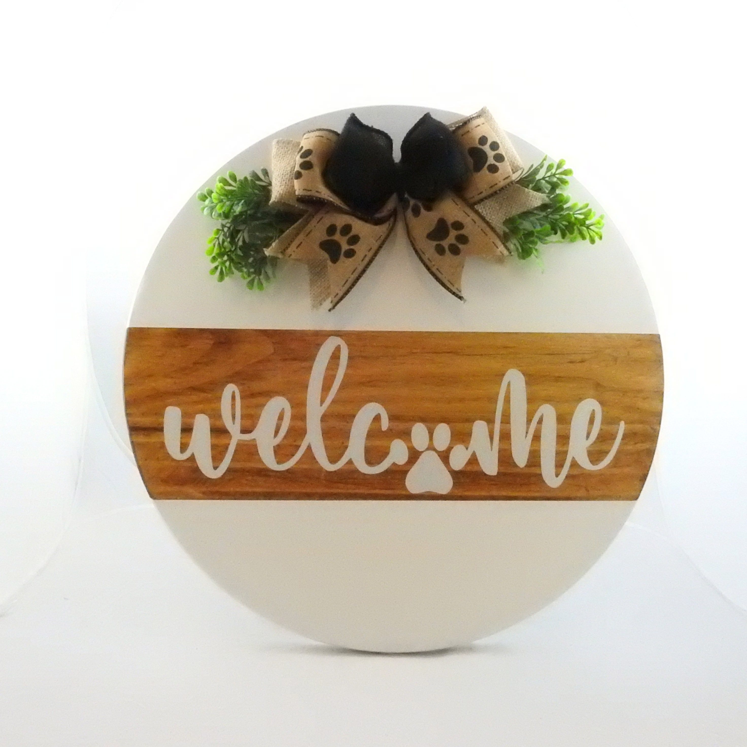 18-in Round Welcome Signs for Your Front Porch - Etsy