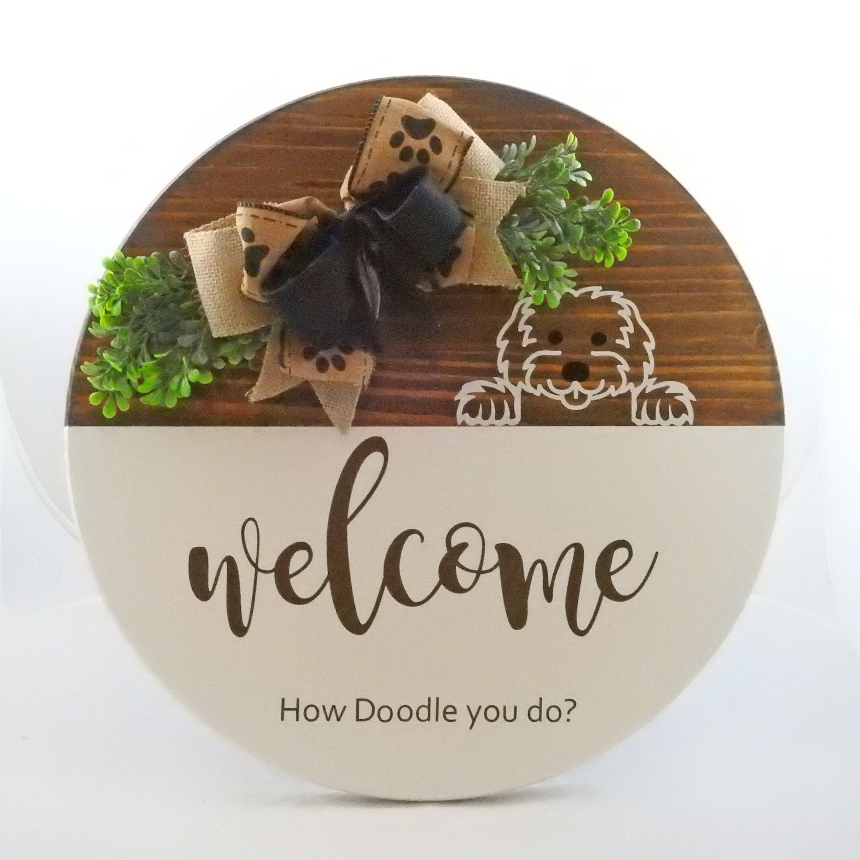 18-in Round Welcome Signs for Your Front Porch - Etsy