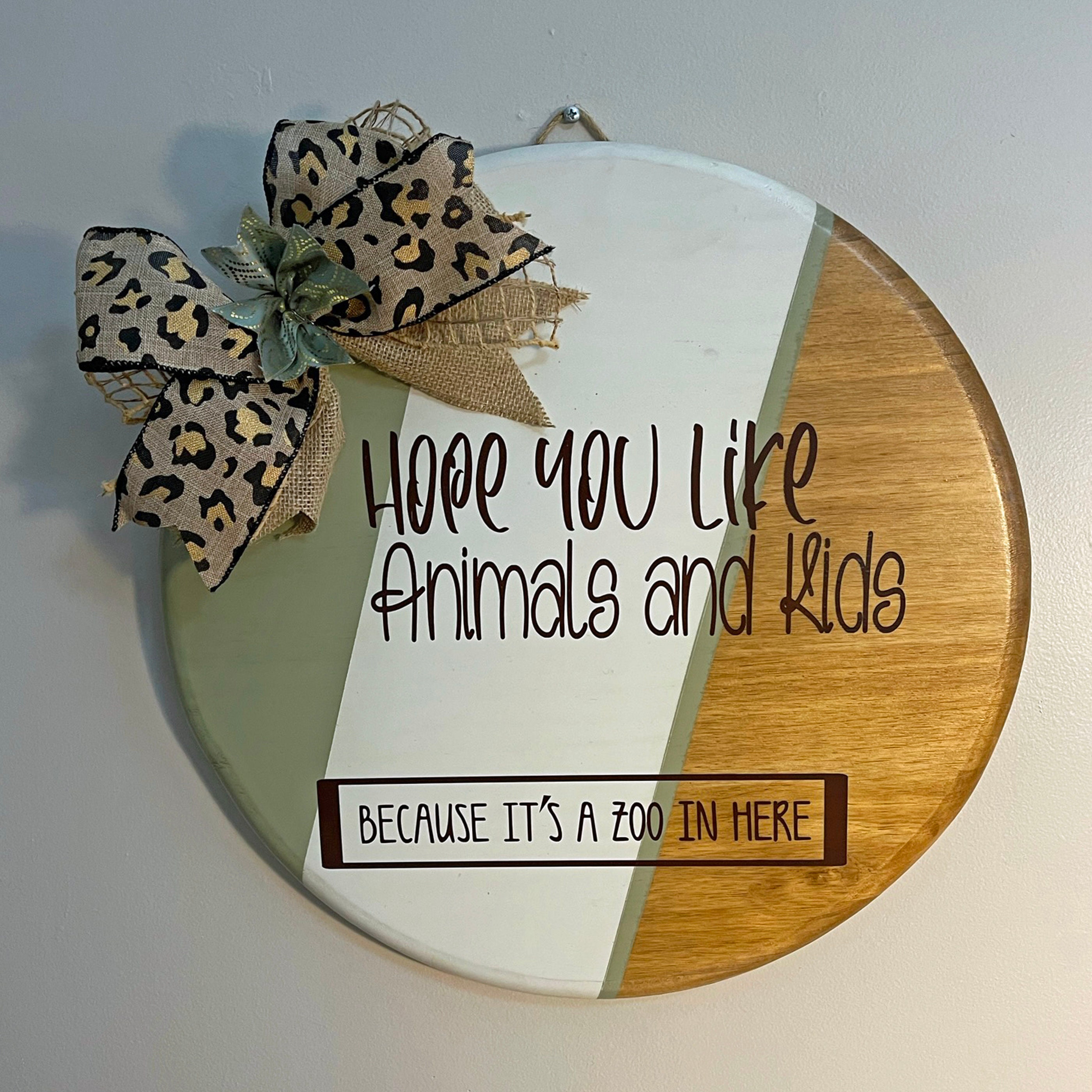 18-in Round Welcome Signs for Your Front Porch - Etsy