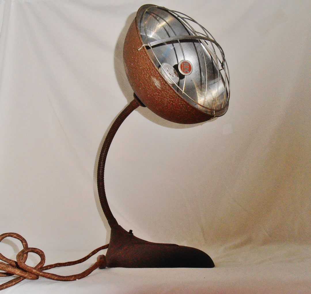 Steampunk Heavy Metal-industrial Lamp -with Wire Guard - Etsy