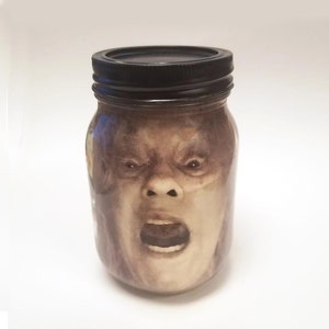Halloween Decoration YOUR FACE in Jar, Scary Halloween Décor, Halloween ...