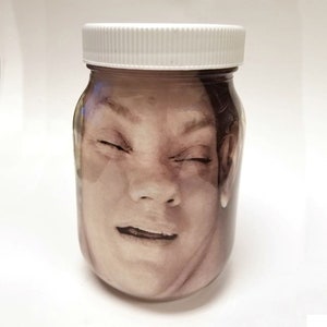 Halloween Decoration YOUR FACE in Jar Scary Halloween Décor - Etsy