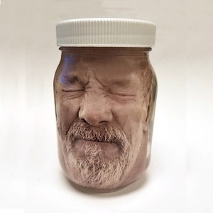 Halloween Decoration YOUR FACE in Jar, Scary Halloween Décor, Halloween ...