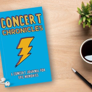 Concert Chronicles - A Concert Journal for Epic Memories - Etsy