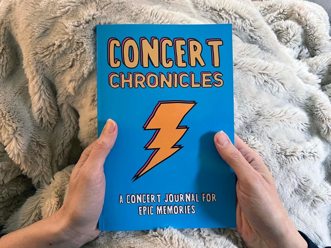 Concert Chronicles A Concert Journal for Epic Memories - Etsy