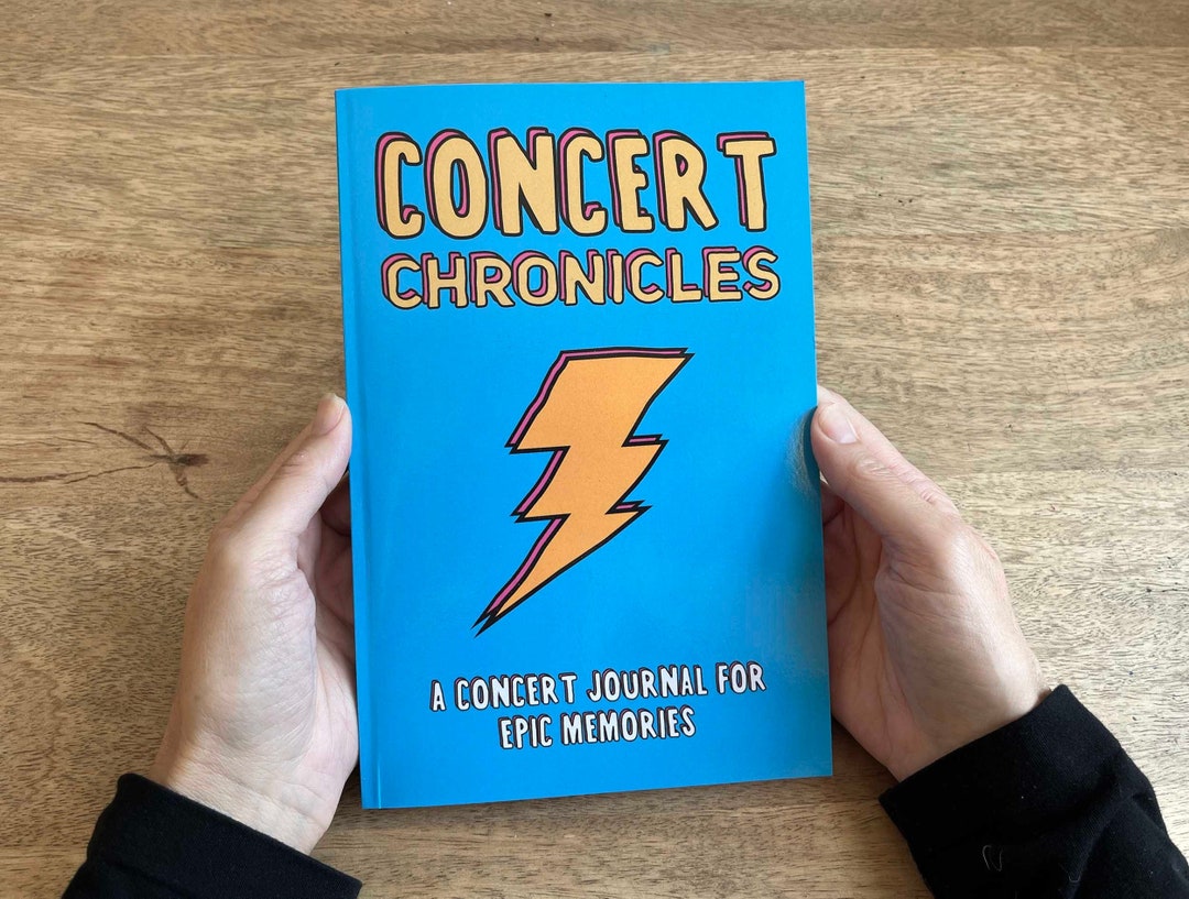 Concert Chronicles - A Concert Journal for Epic Memories - Etsy