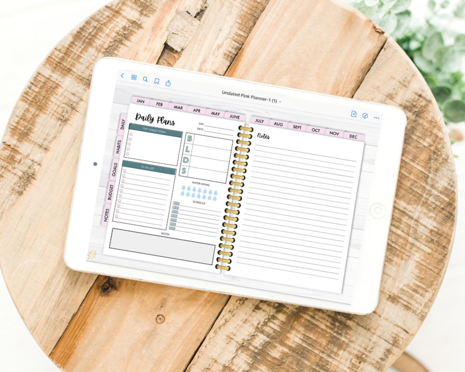 Undated digital planner planner for good notes digital | Etsy
