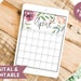 Undated Calendar Printable Digital Monthly Calendar Undated - Etsy