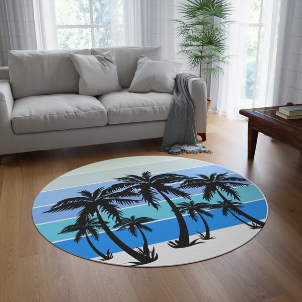 Palm Tree Rug - Etsy