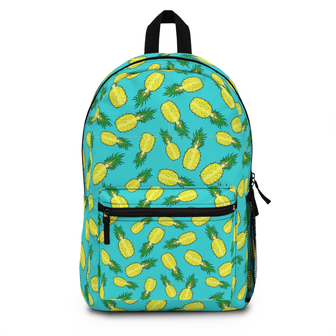Pineapple Surfer Girl Backpack. Tropical Back to School. Hawaiian Back ...