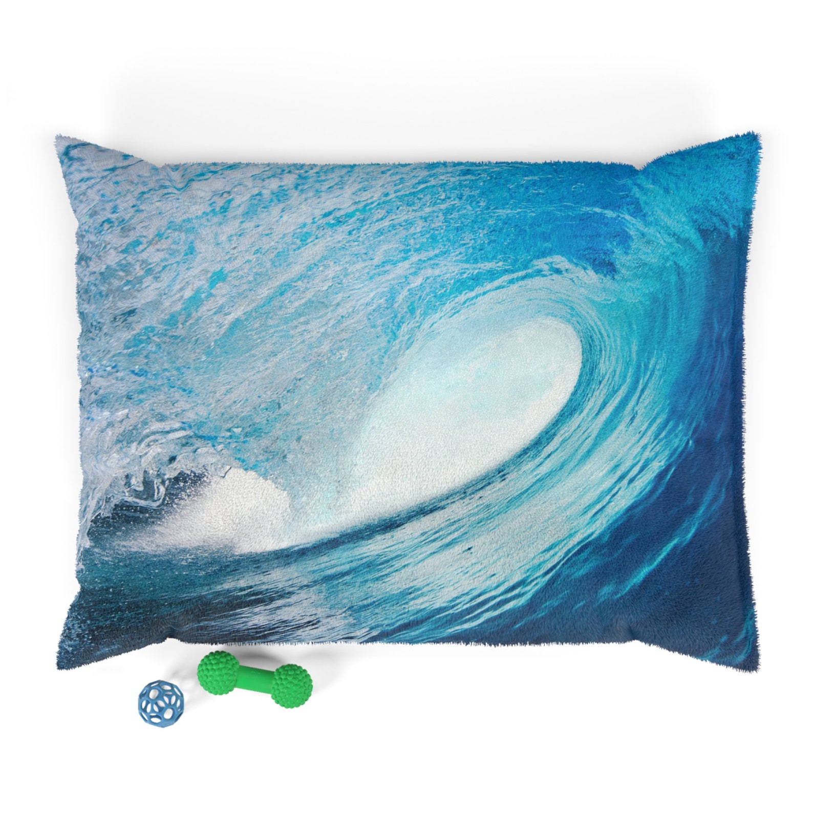 Wave Dog Pet Bed. Surfer Dog Bed. Beach Dog Bed. Beach Pet Pillow ...