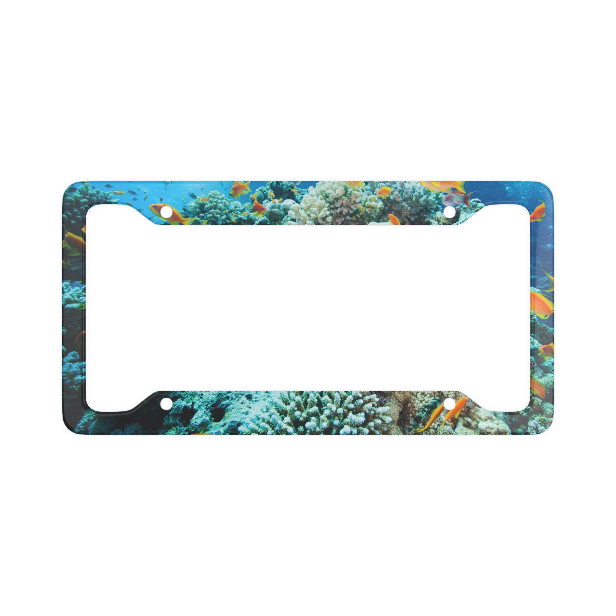 Coral Reef License Plate Frame. Beach License Plate Frame. - Etsy