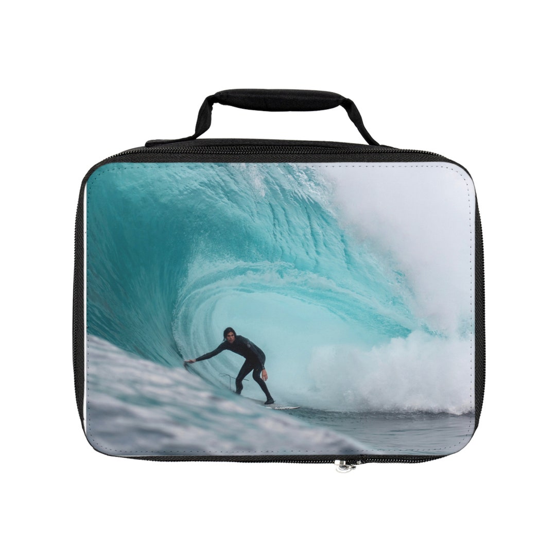 Surfer Lunch Bag. Surfer Lunch Box. Back to School. Beach - Etsy