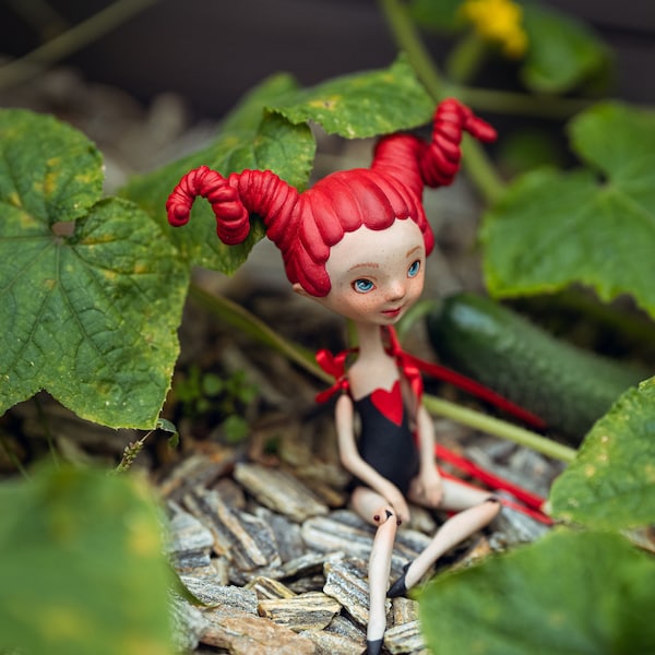 Thumbelina Doll - Etsy