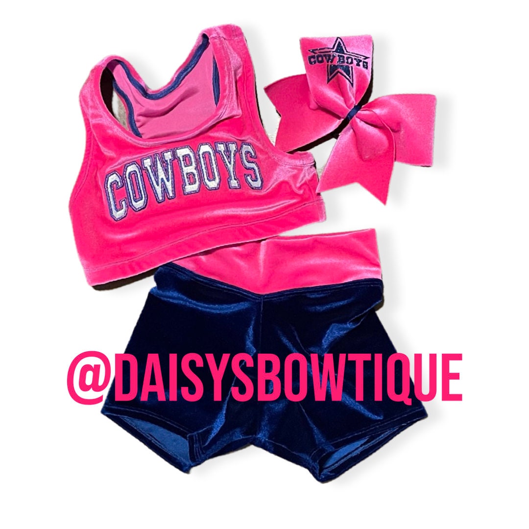 Cowboys Sports Bra Set - Etsy
