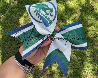 SCHOOL SPIRIT BOWS - Custom School Spirit Hair Bow Clips, Youth Sport ...
