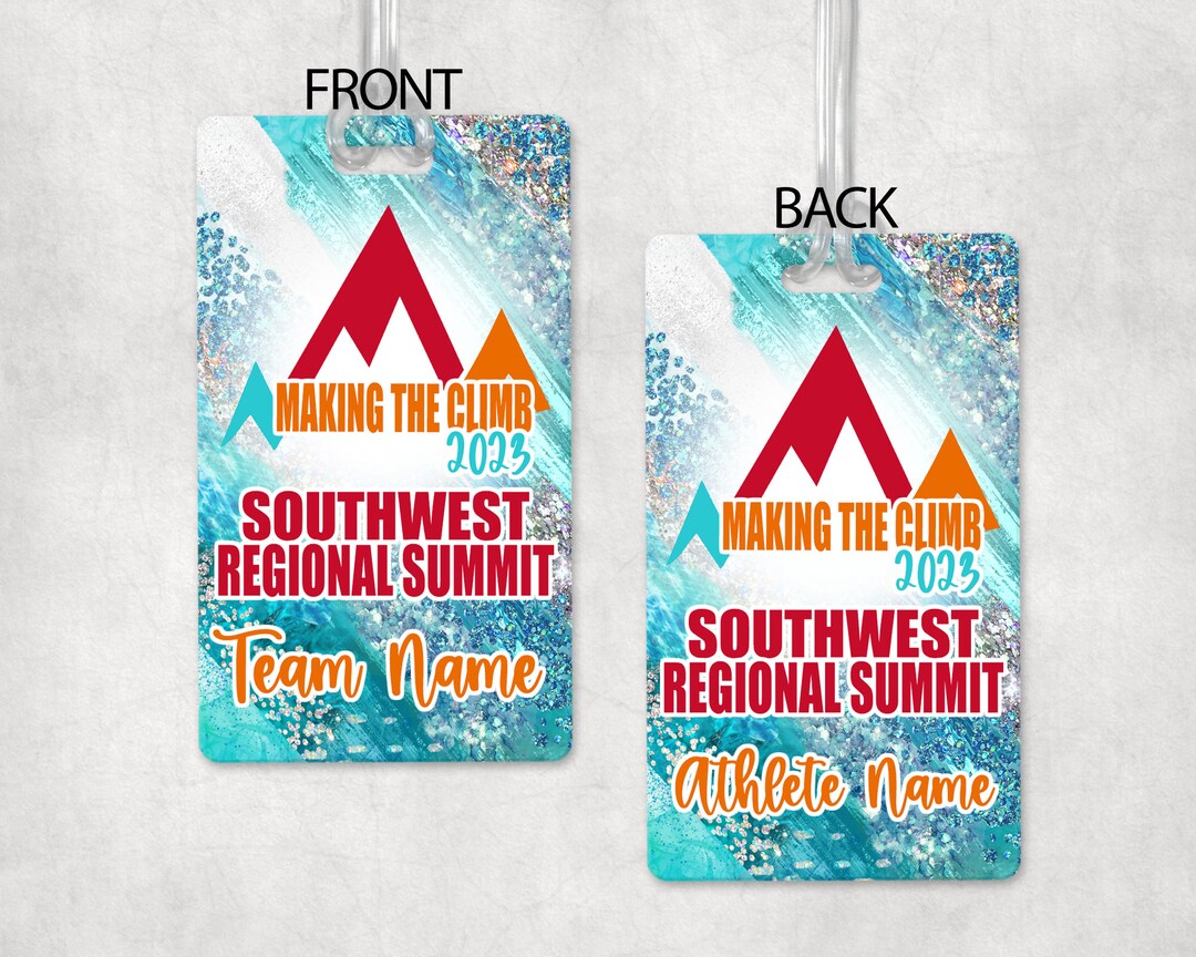 Regional Summit Bag Tag - Etsy