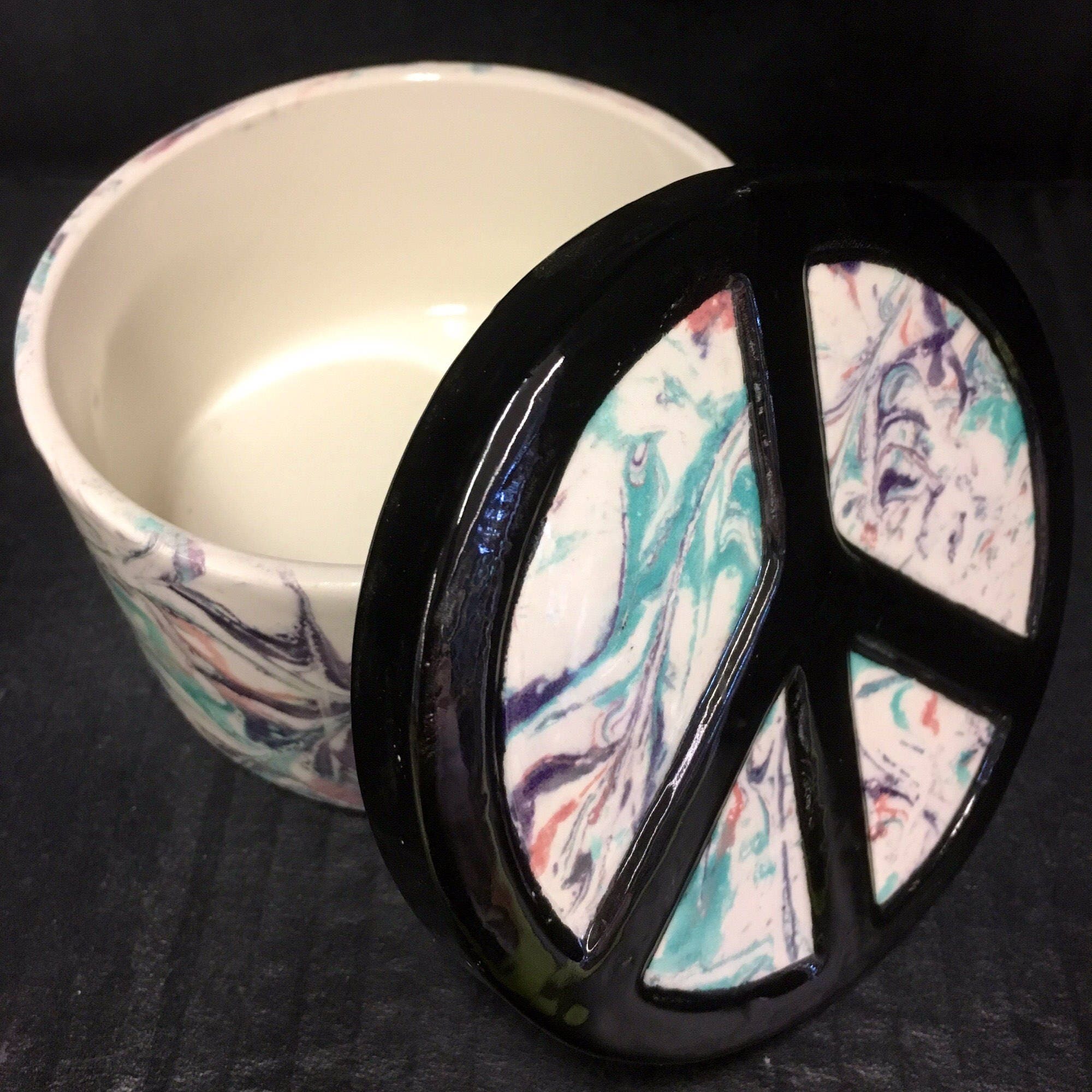 Ceramic Peace Box - Etsy