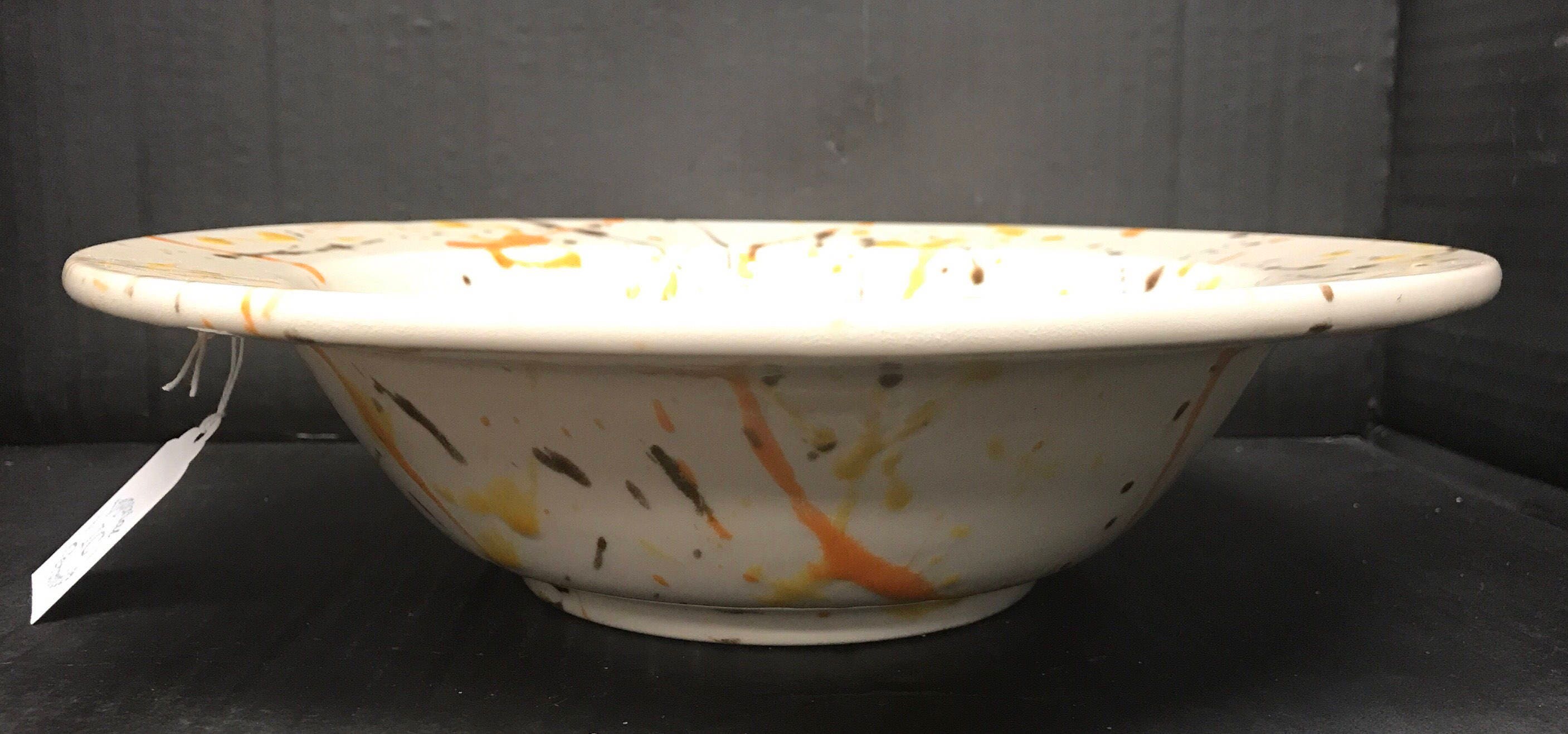 Ceramic Splatter Glazed Bowl - Etsy