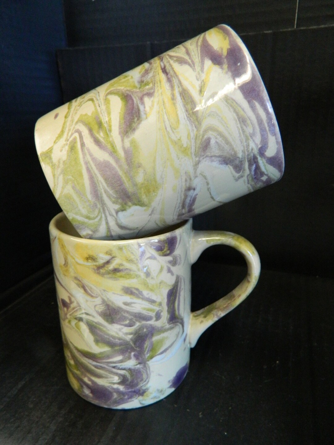 Ceramic Tie-dye Mug Set - Etsy