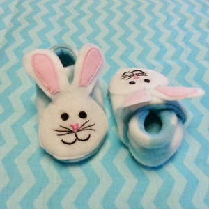 Easter Bunny Shoes, Baby Booties, Soft Sole Bootie, Easter Basket Ideas ...